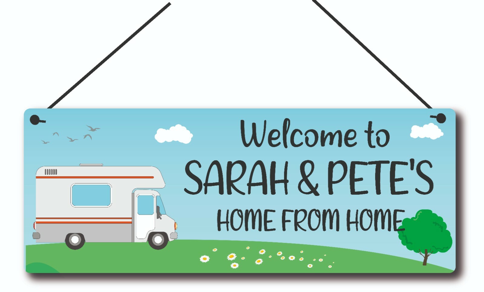Personalised Motorhome Sign Plaque 20cm x 7.5cm | eBay UK