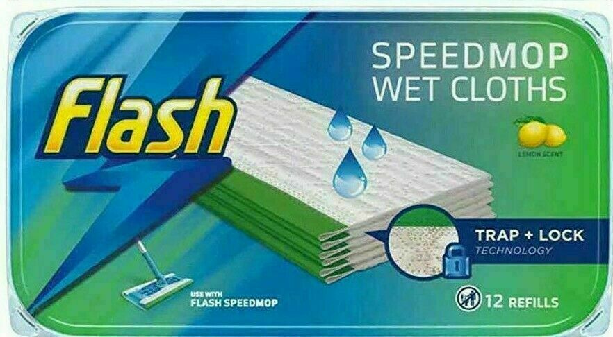 Flash Speedmop Starter Kit Refills Replacement Wipes Speed Mop Floor ...