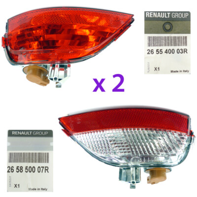 Fits RENAULT SCENIC 3 CAPTUR Reverse Fog Light Lamp Reflector REAR LEFT ...