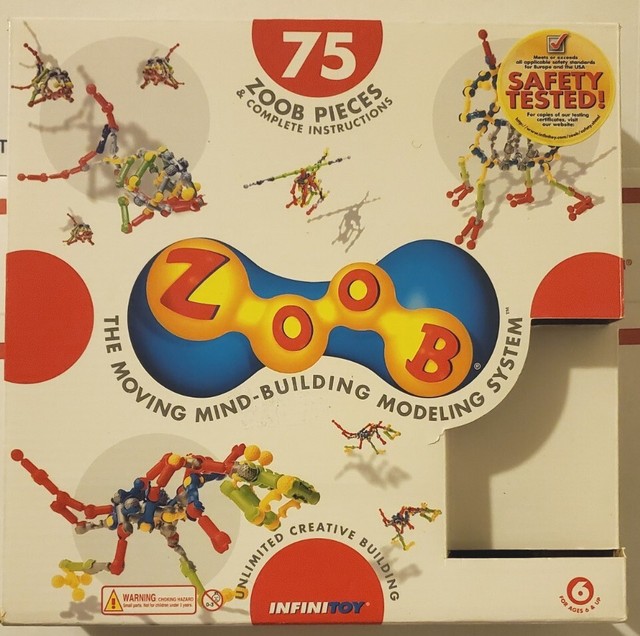 Infinitoy Inf11075 ZOOB Construction Set 75 Pcs for sale online | eBay