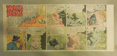 Wild Rose by Art Huhta from 6/25/1950 Third Page Size 7.5 x 15 Inches ...