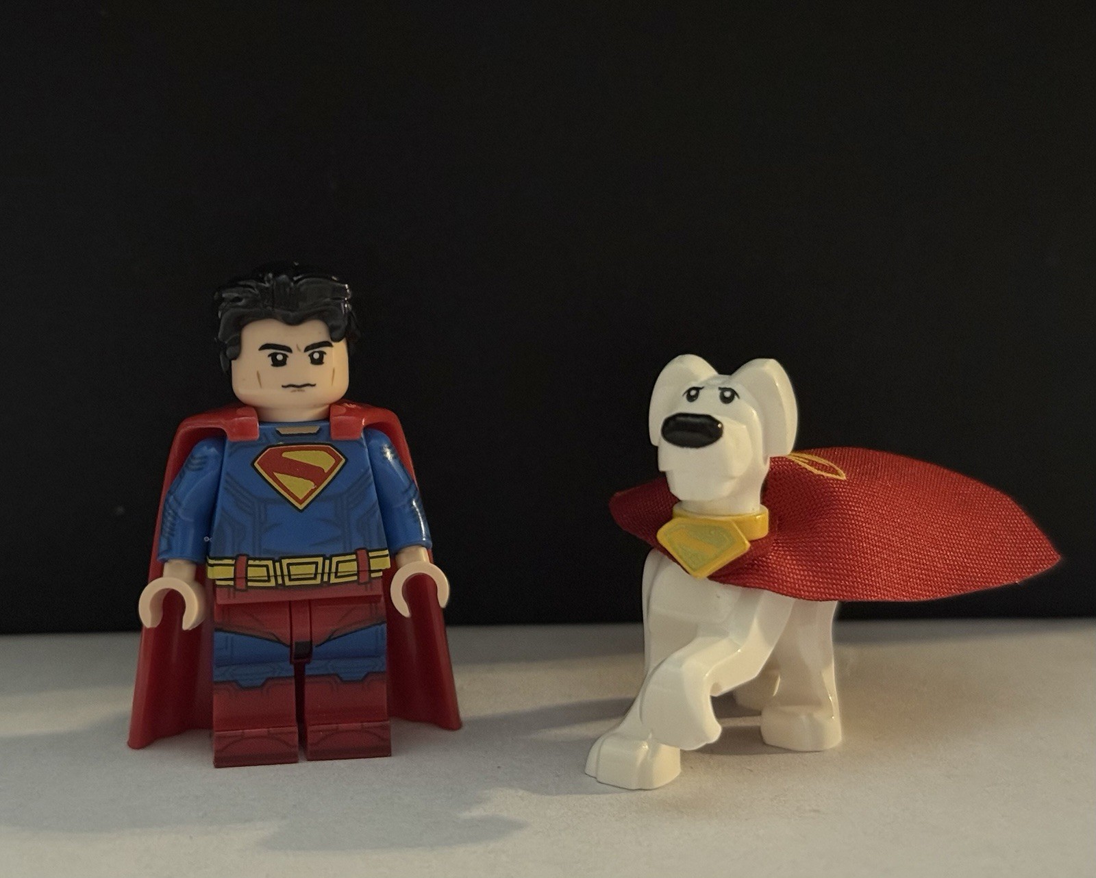 LEGO Superman & Krypto minifigures custom pad printed | eBay