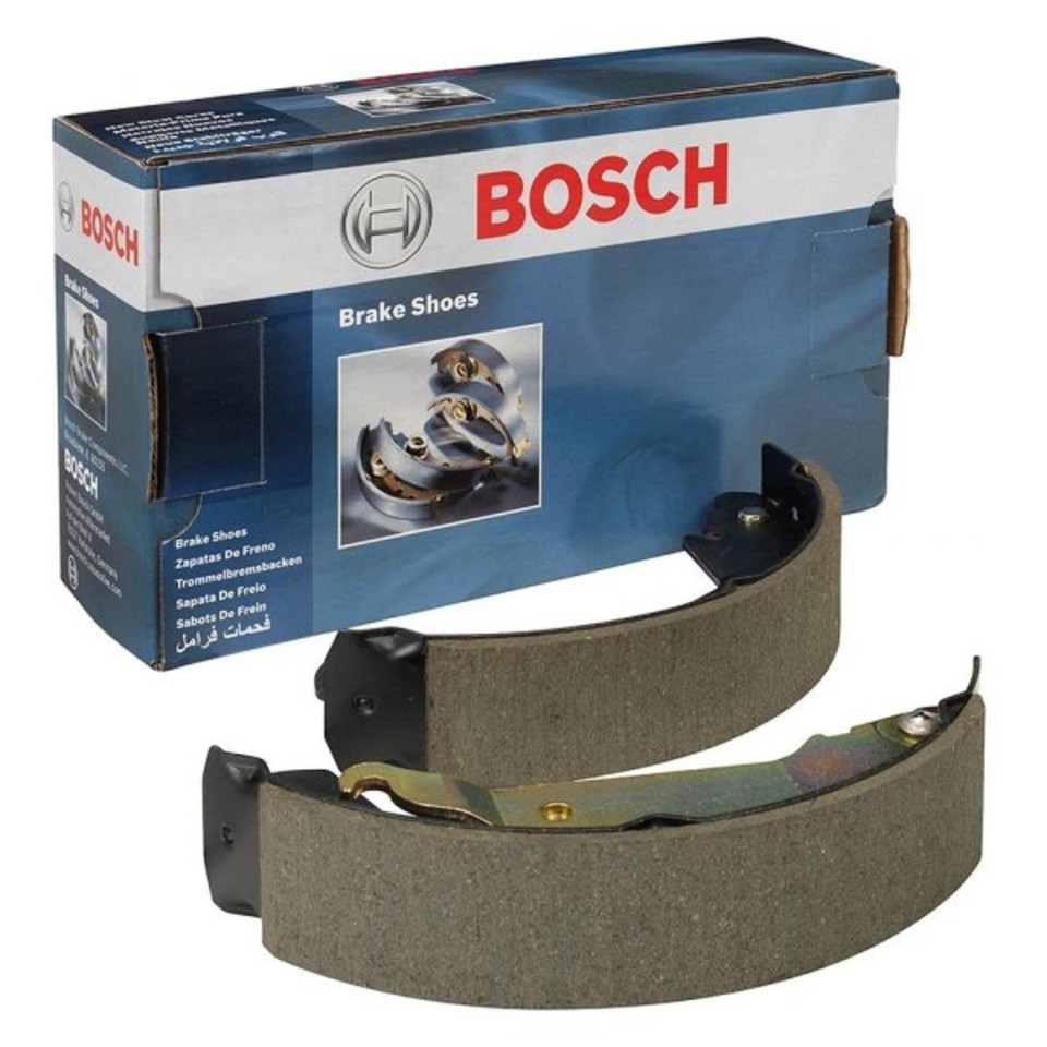 BS503L Bosch 2-Wheel Set Brake Shoe Sets Rear for VW Volkswagen ...