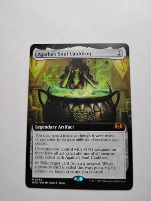 Agatha's Soul Cauldron (Extended Art) Wilds of Eldraine Regular | eBay