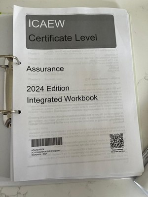 Kaplan ICAEW ACA Certificate level Assurance 2024 Edition Integrated ...