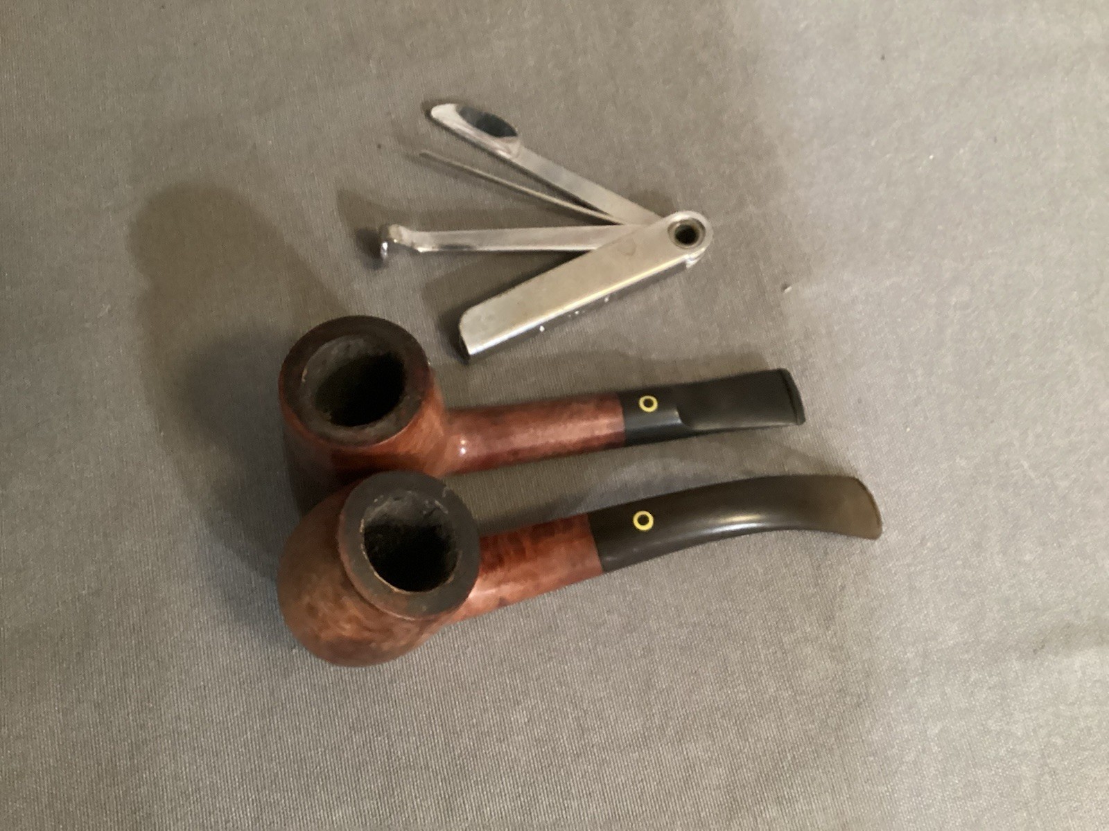 YELLO BOLE KBB IMPORTED HONEY CURED BRIAR SMOKING PIPE PIPES LOT OF TWO ...
