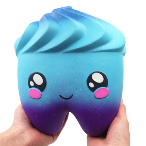 Squeezable Giant Cartoon Tooth Slow Rising Scented Stress Relief Toys ...