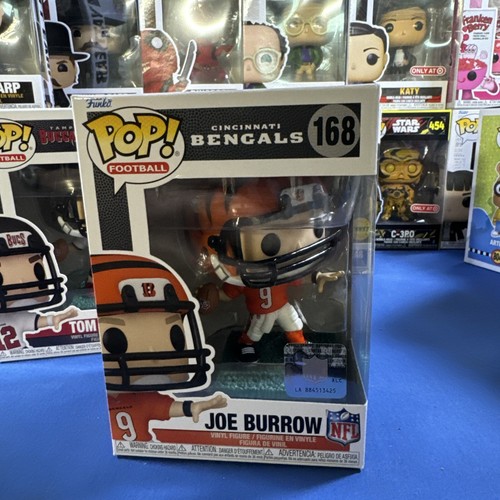 Funko Pop! Television: Cincinnati Bengals Joe Burrow #168 Free Shipping ...