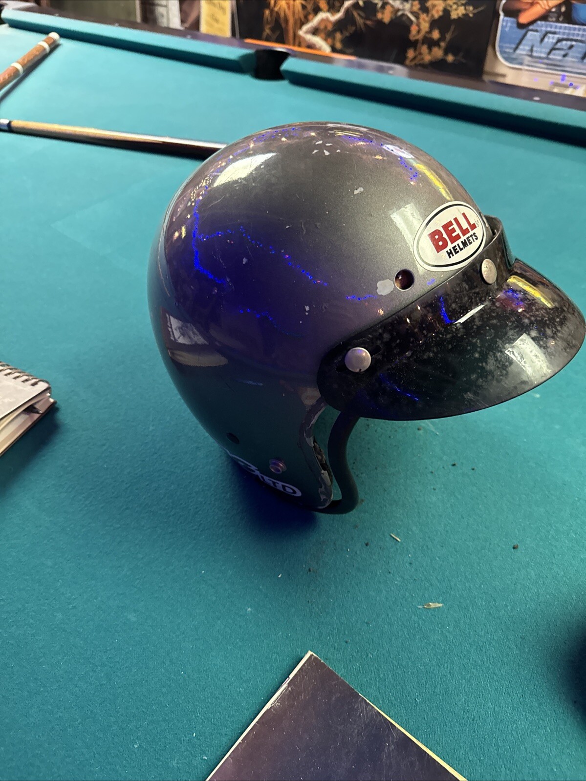 Vintage Bell Mag LTD Magnum Motorcycle Helmet 55 cm Size 6-7/8 Grey ...