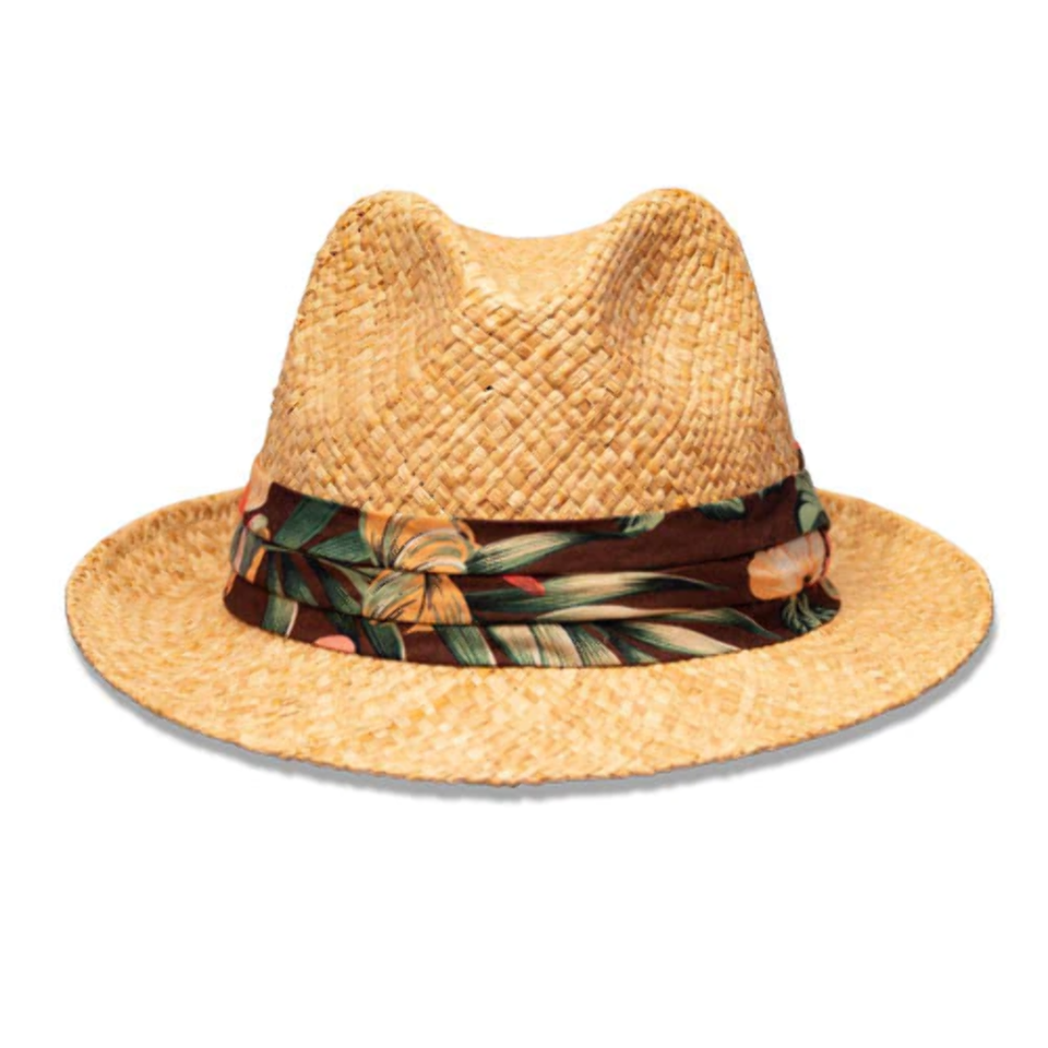Saint Martin - Tropical Straw Fedora | eBay
