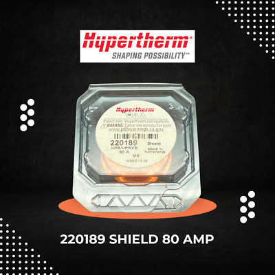 OEM Hypertherm 220189 80 Amp Shield - 1 pc (Made in the USA) | eBay