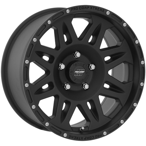 17x9 -6 Pro Comp PA5 Torq 5x4.5 Flat Black Wheels (Set of 4) | eBay