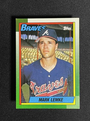1990 Topps Baseball Card Mark Lemke Atlanta Braves #451 | eBay