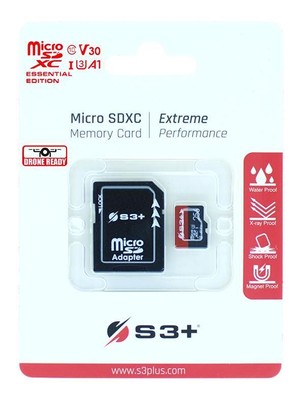 S3 Plus S3SDC10V30E 64GB 64Gb MicroSDHC Uhs-I U3 Micro Secure Digital | eBay