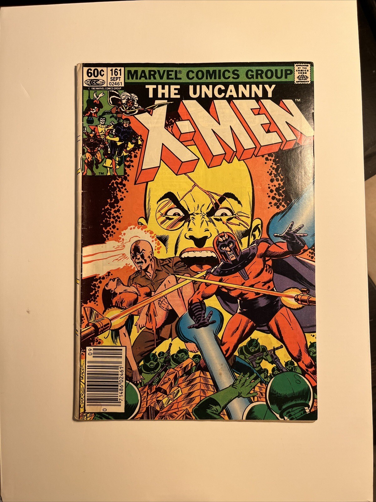 Uncanny X-Men #161 Newsstand Origin of Magneto Marvel Comics 1982 | eBay