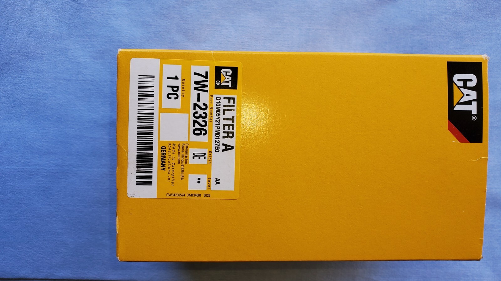 CATERPILLAR 7W2326 - cross reference oil filters | oilfilter ...