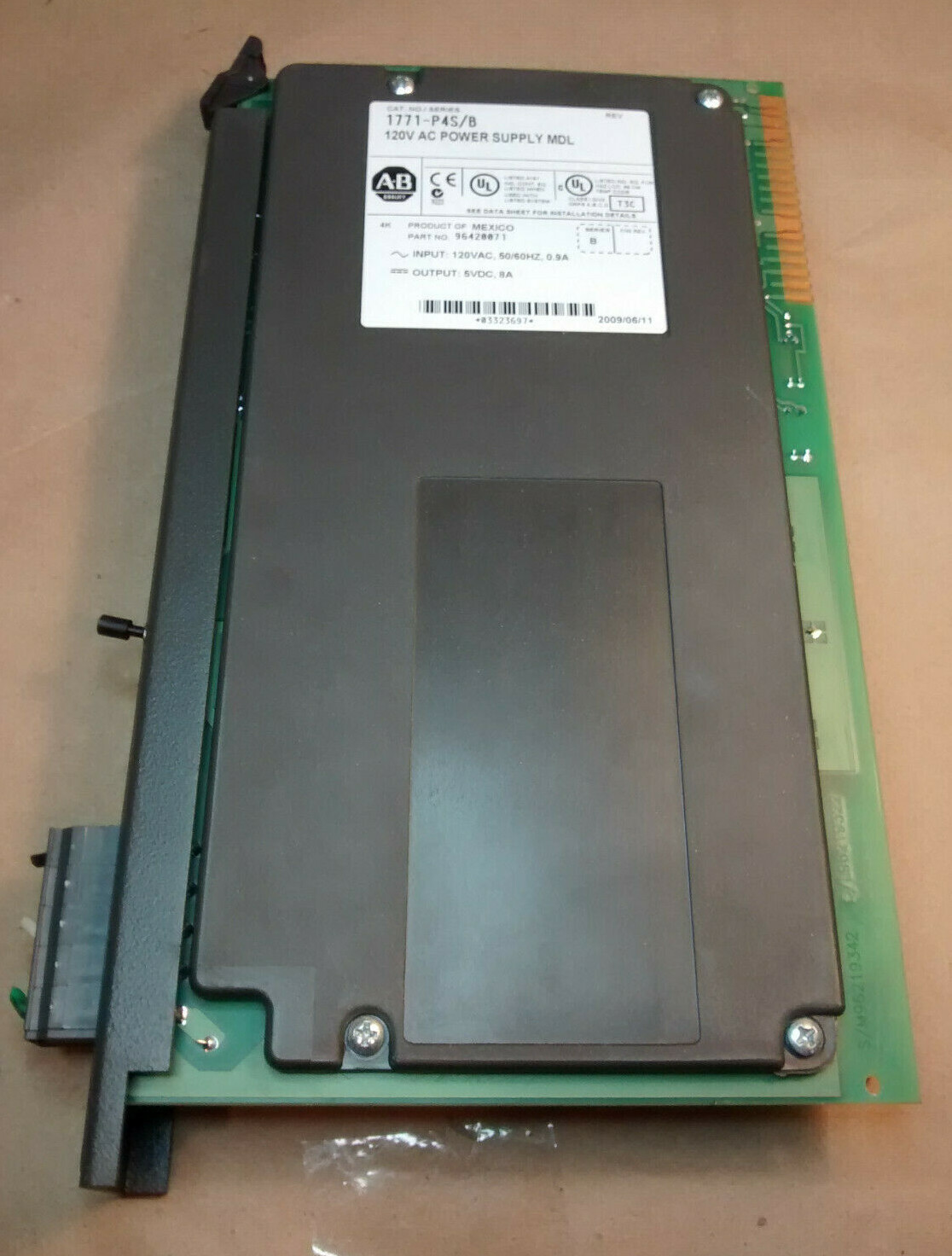 Allen Bradley 1771-P4S/B 120V AC Power Supply Module 1771PS4 1771-P4S ...