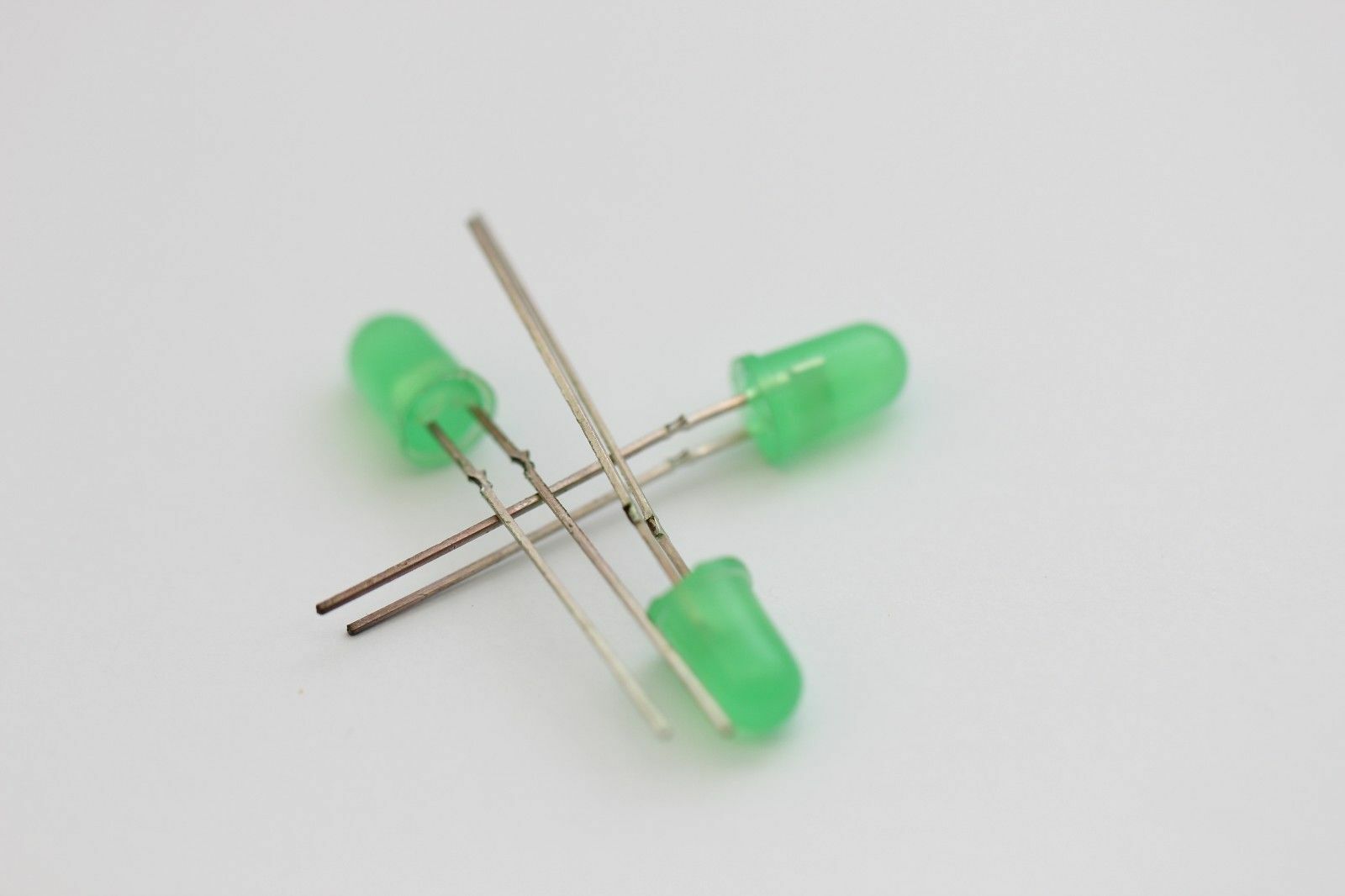 LEDS 5MM GREEN HIGH EFFICIENCY NOS (New Old Stock) 10PC ...