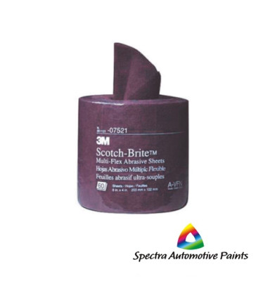 3M Scotch-Brite Multi-Flex Automotive Maroon Red Roll 07521 | eBay ...