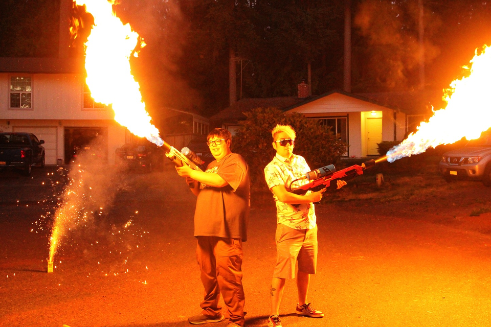Not A Flamethrower "Super Scorcher" New! White / Black | eBay