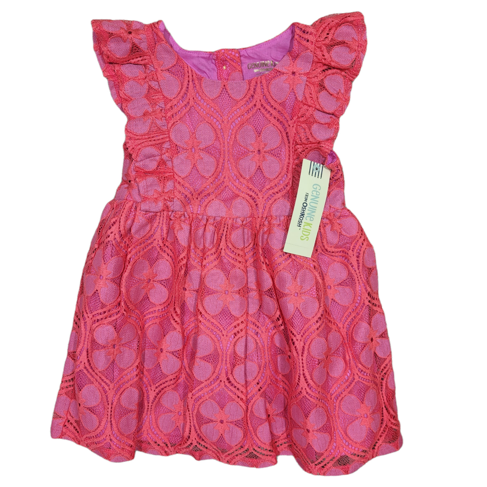 Genuine Kids From Oshkosh - Pink Floral Dress 2T NWT