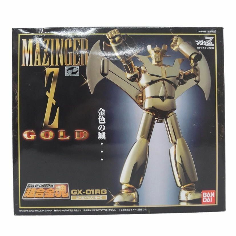 Soul of Chogokin GX-01RG GOLD MAZINGER Z Action Figure BANDAI TAMASHII ...