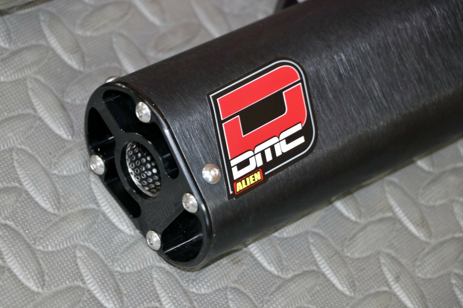 DMC Alien Yamaha Blaster aftermarket exhaust pipe + silencer CHROME ...