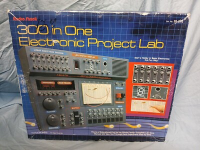 Radio Shack 300 In One Electronic Project Lab Science Fair 28-270 | eBay
