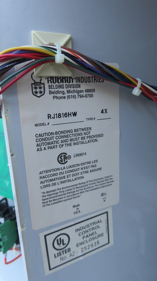 RITE-HITE Control box Dok-Commander Dok-lok RHR -600 480V 3ph 126SP121 ...