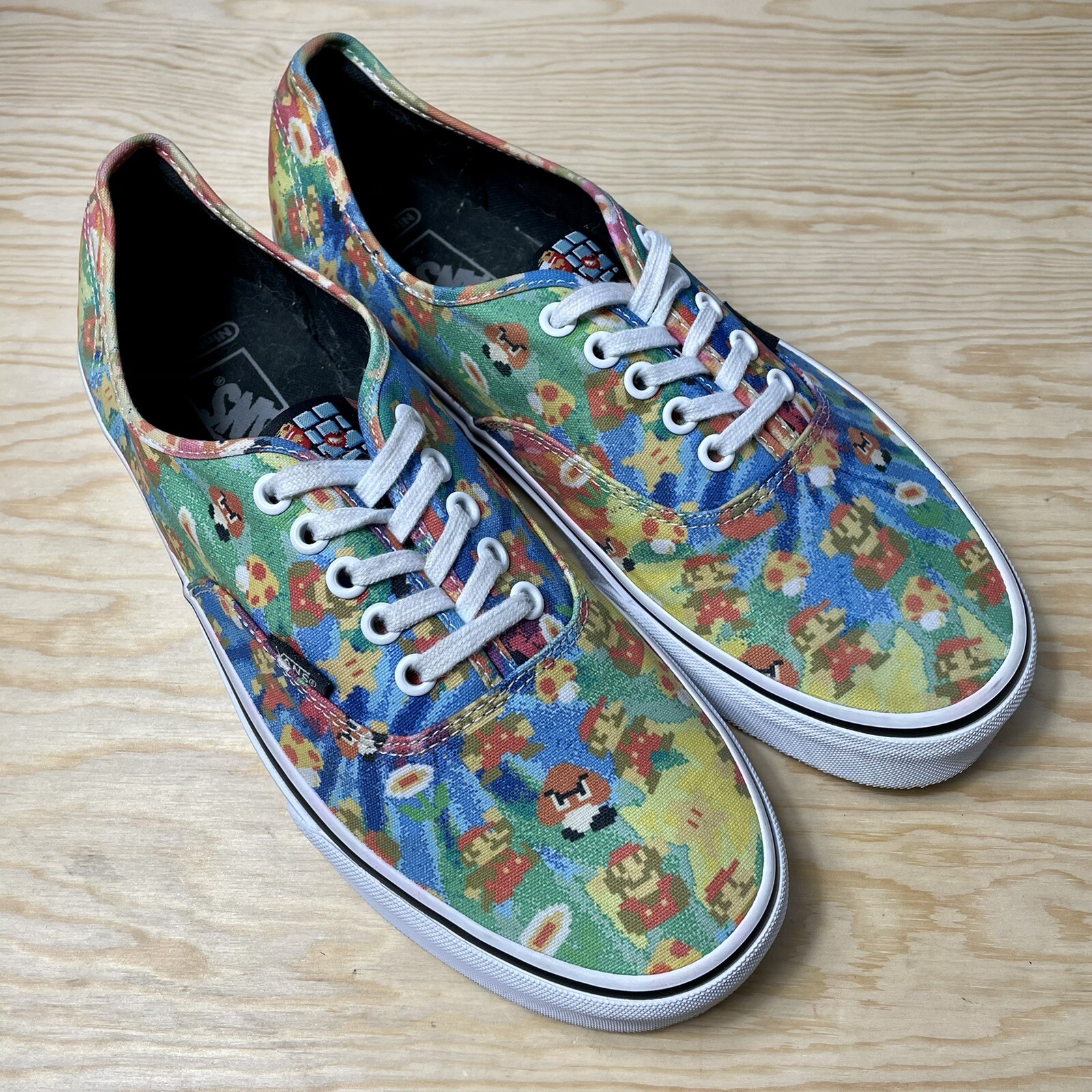Vans Nintendo X Super Mario Bros Men's Size 10 Skateboard Skate Shoes ...