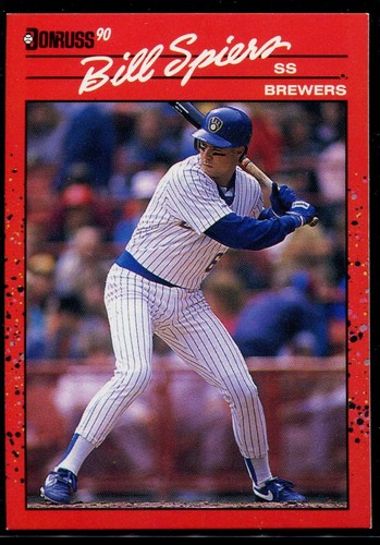1989 Donruss Baseball Bill Spiers #382 Milwaukee Brewers | eBay