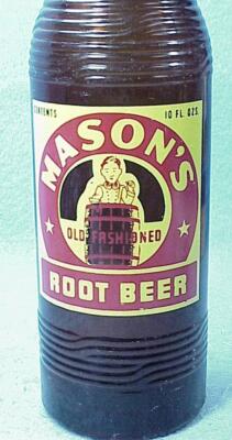 Masons Root Beer Soda 10oz 1954 Chicago - 162 | eBay