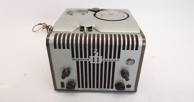 WEBSTER CHICAGO WIRE RECORDER Model 81-1 AMA 375 POWER TESTED w/2 nos ...