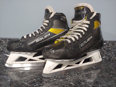 Bauer 3S Pro Senior Goalie Hockey Skates 7.5D | eBay