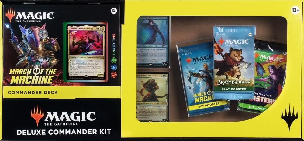 Tinker Time Commander Deck Deluxe Kit Bundle Magic MTG March Of The ...