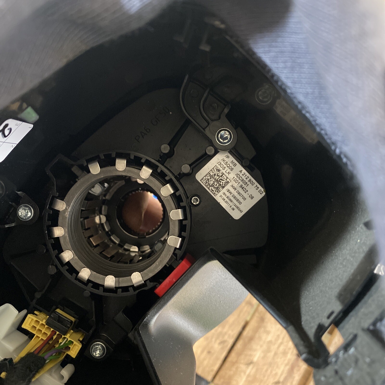 MERCEDES E CLASS INDICATOR WIPER CRUISE CONTROL STALKS & SQUIB W207 ...