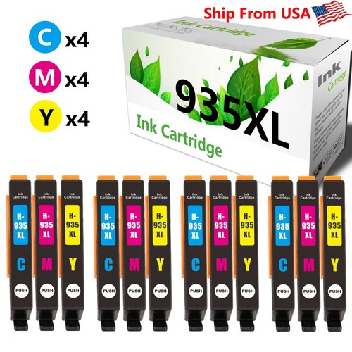 12PK 935 XL Ink Cartridge for OfficeJet-6822 Printer | eBay