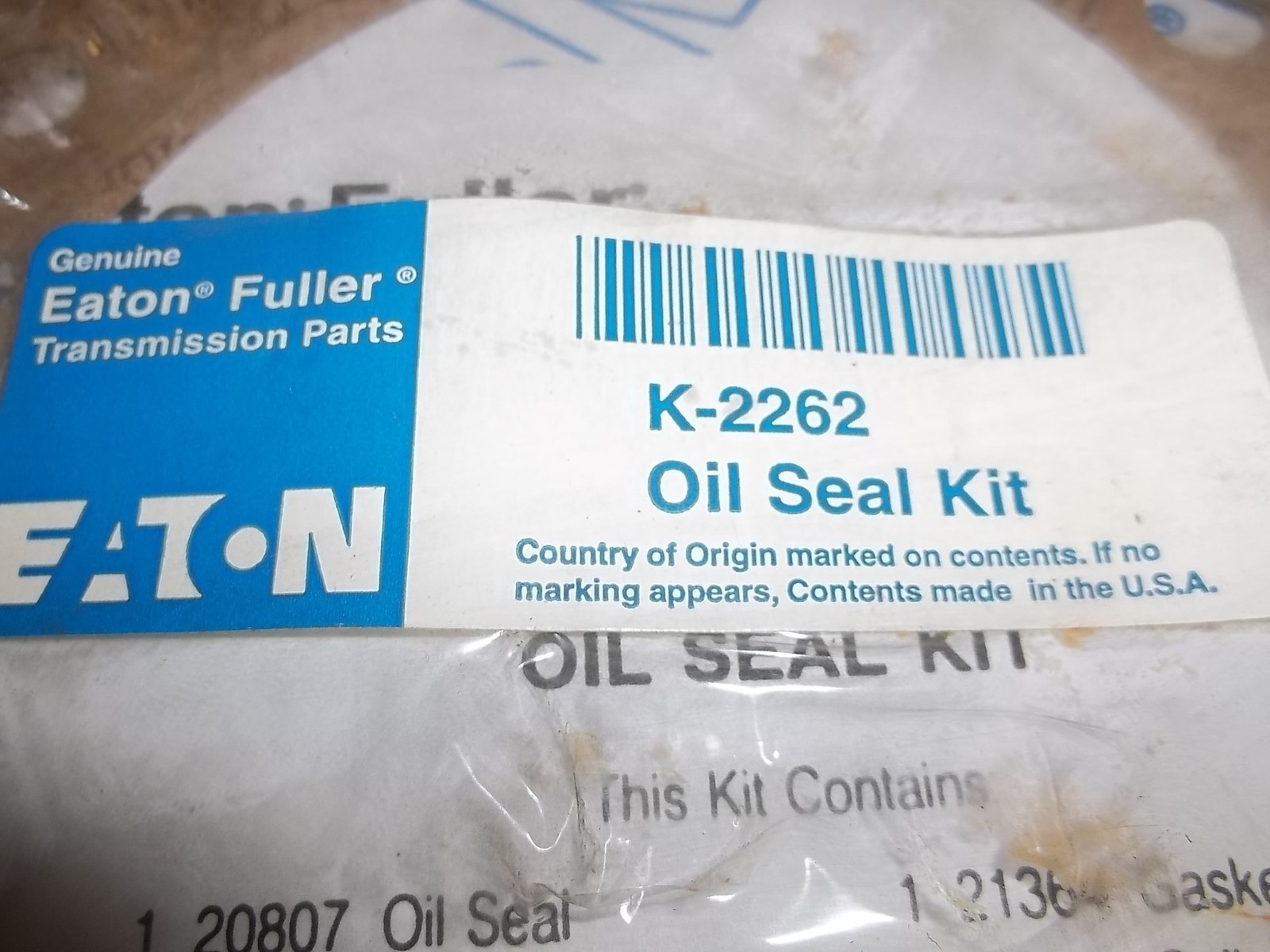 NEW Eaton Fuller K-2262 3-Piece Gasket Set *FREE SHIPPING* | eBay