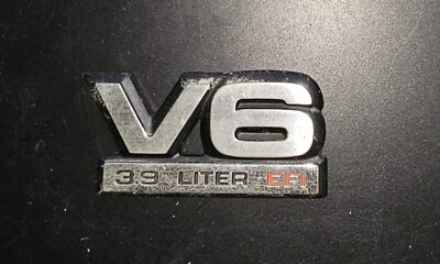 Dodge 6V 3.9 Liter EFI OEM Plastic emblem/badge #557A | eBay