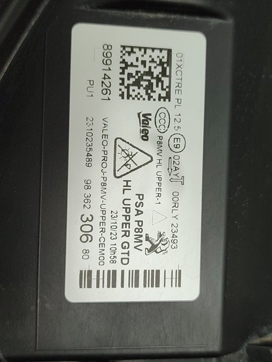 9836230680 LEFT HEADLIGHT / 2258467 FOR PEUGEOT 3008 GT | eBay UK