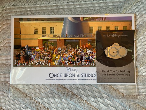D23 Disney 100 ONCE UPON A STUDIO lithograph Cast Member Letter & Name ...