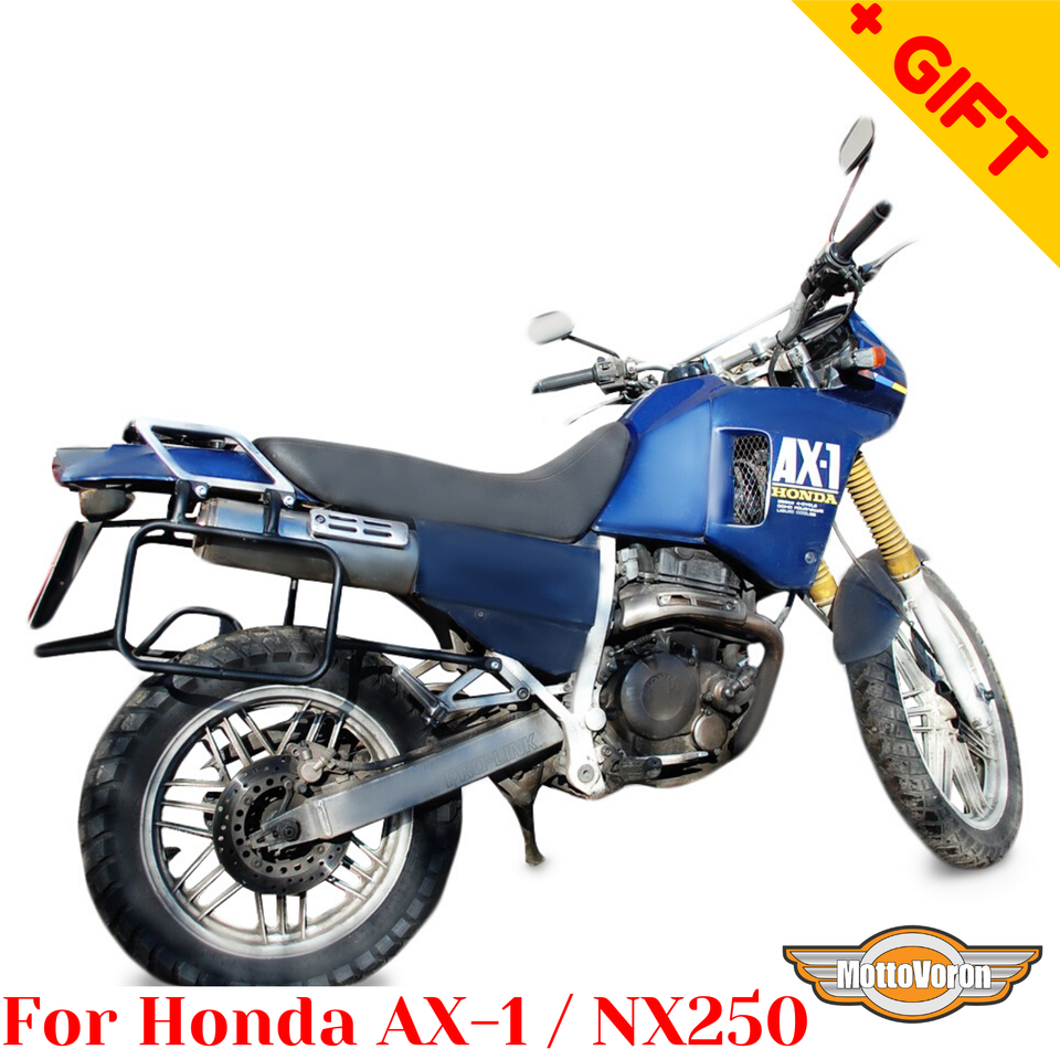 For Honda AX-1 Side carrier Pannier rack NX250 Dominator, Bonus | eBay