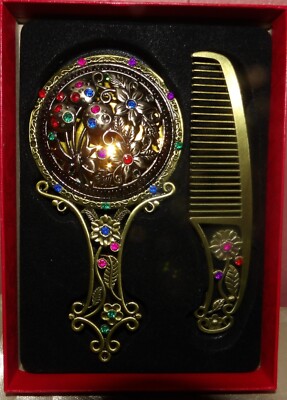 Hand Held Mirror and Comb Set | eBay