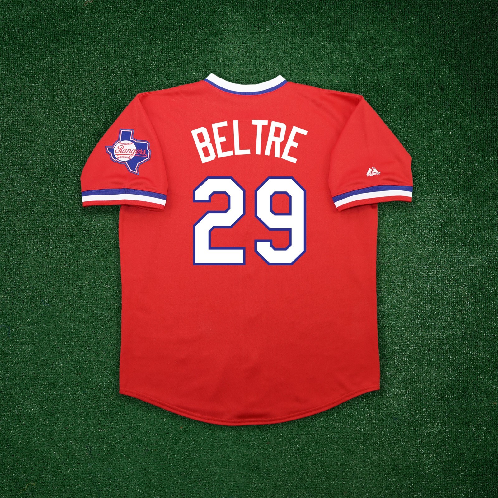 Adrian Beltre 1984 Texas Rangers Cooperstown Men's Alt Red Throwback ...