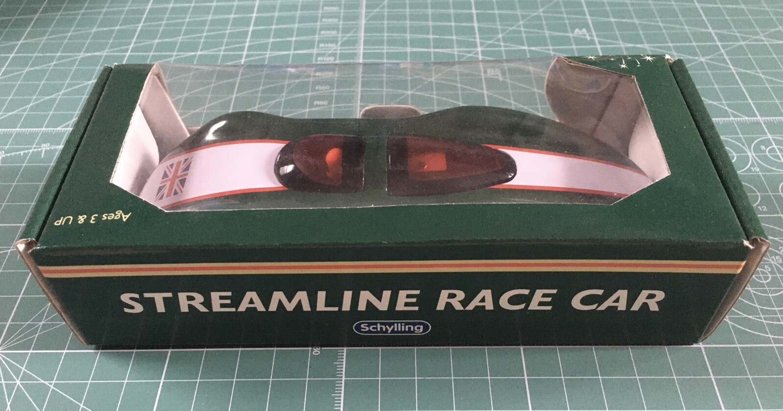 Schylling Streamline Race Car Sparking Action #6 British Flag Racing ...