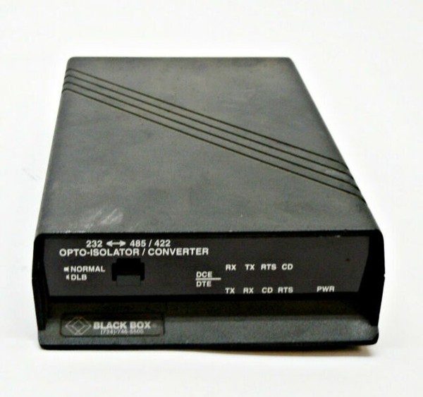 Black Box RS-232-RS-485/422 Converter Plus with Opto-Isolation ...