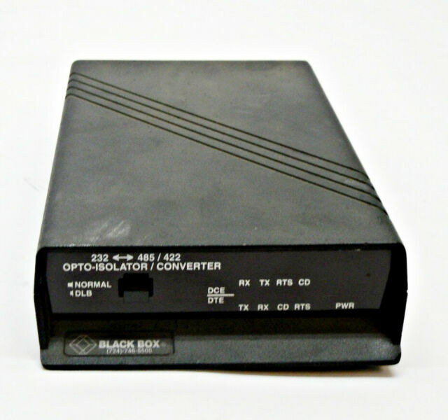 Black Box RS-232-RS-485/422 Converter Plus with Opto-Isolation ...