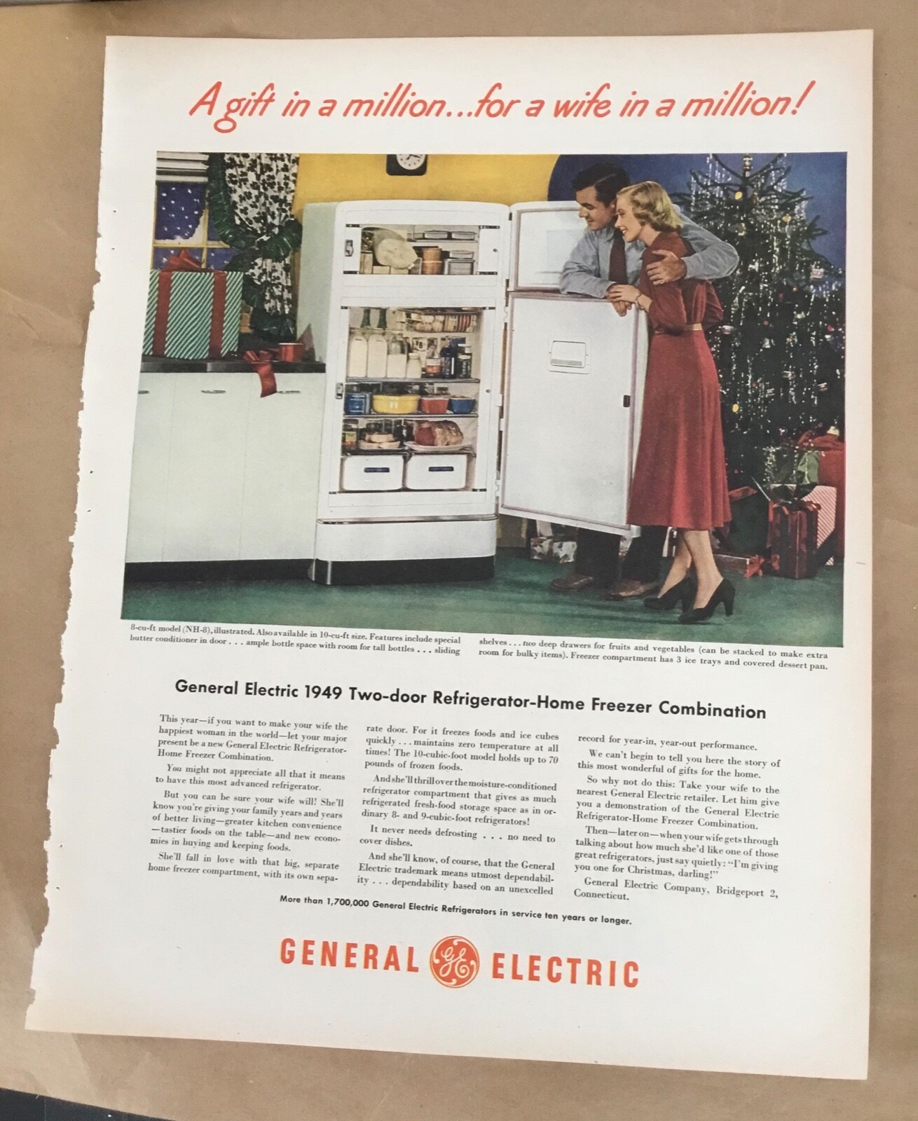 1940s Refrigerator Ad