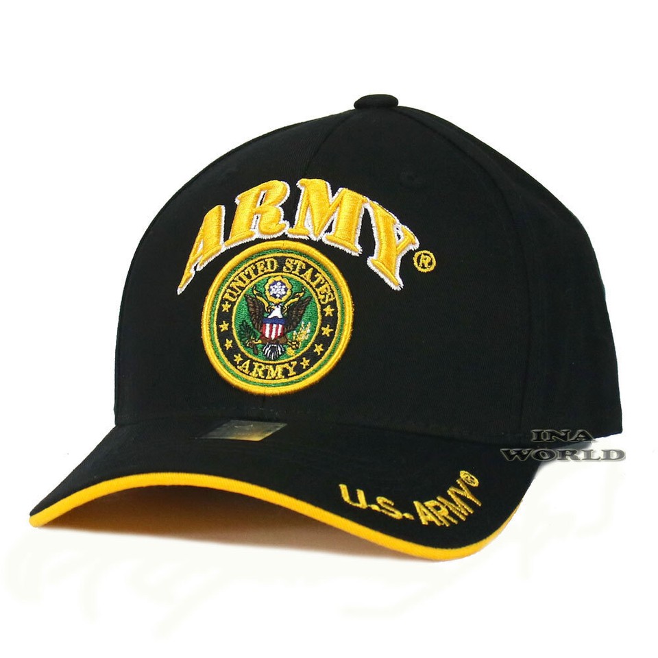 U.S. ARMY Hat ARMY Cap Embroidered Military Officially Licensed ...