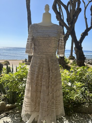 Johnny Was Beaded Mesh Dress | eBay